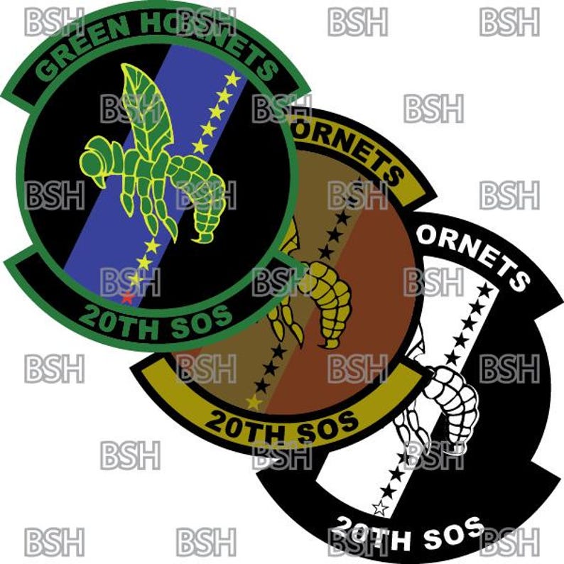 20th Special Operations Squadron (cannon AFB) Patch Vector Image Files (.ai, .pdf, & .svg ...