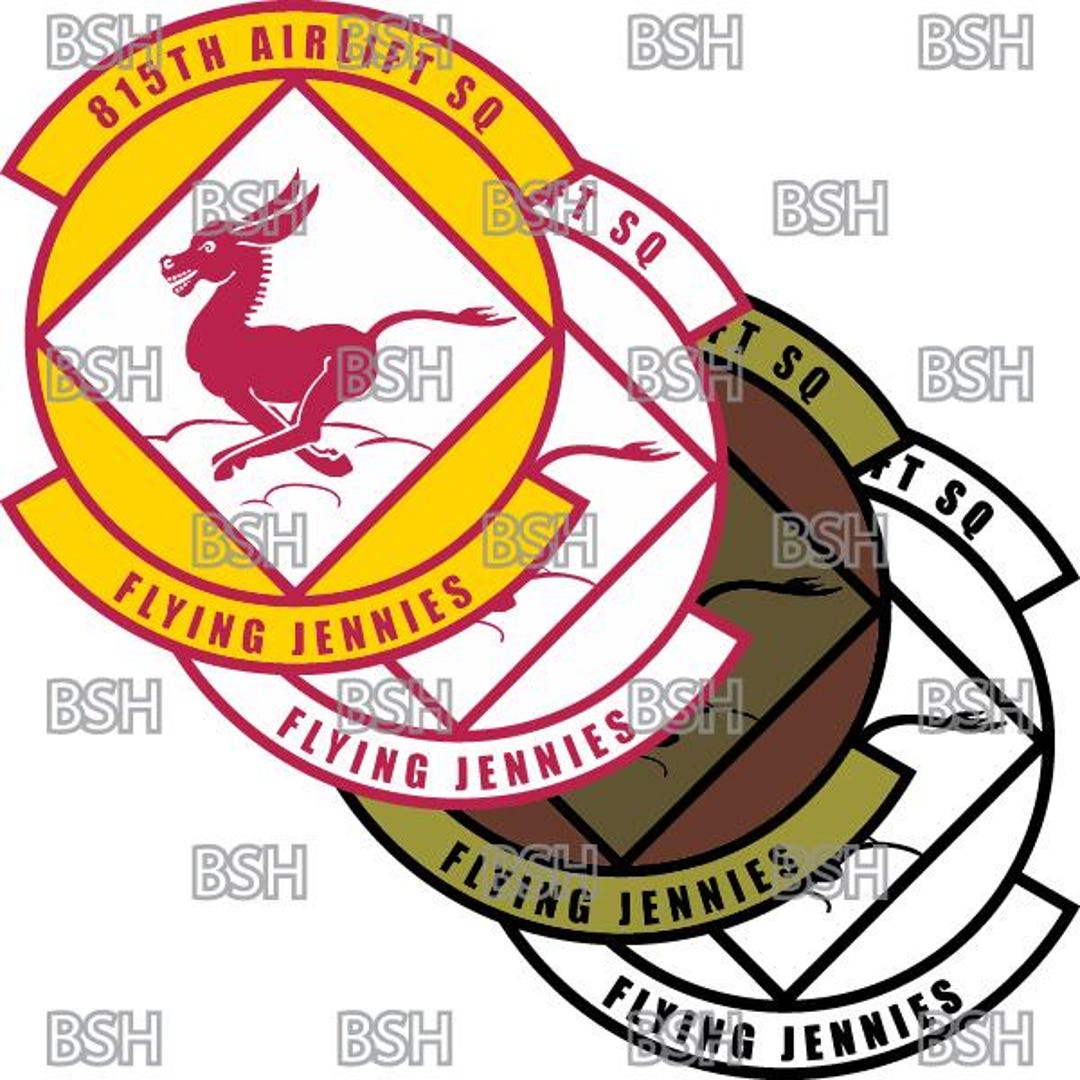 815th Airlift Squadron (keesler AFB) Patch Vector Image Files (.ai ...