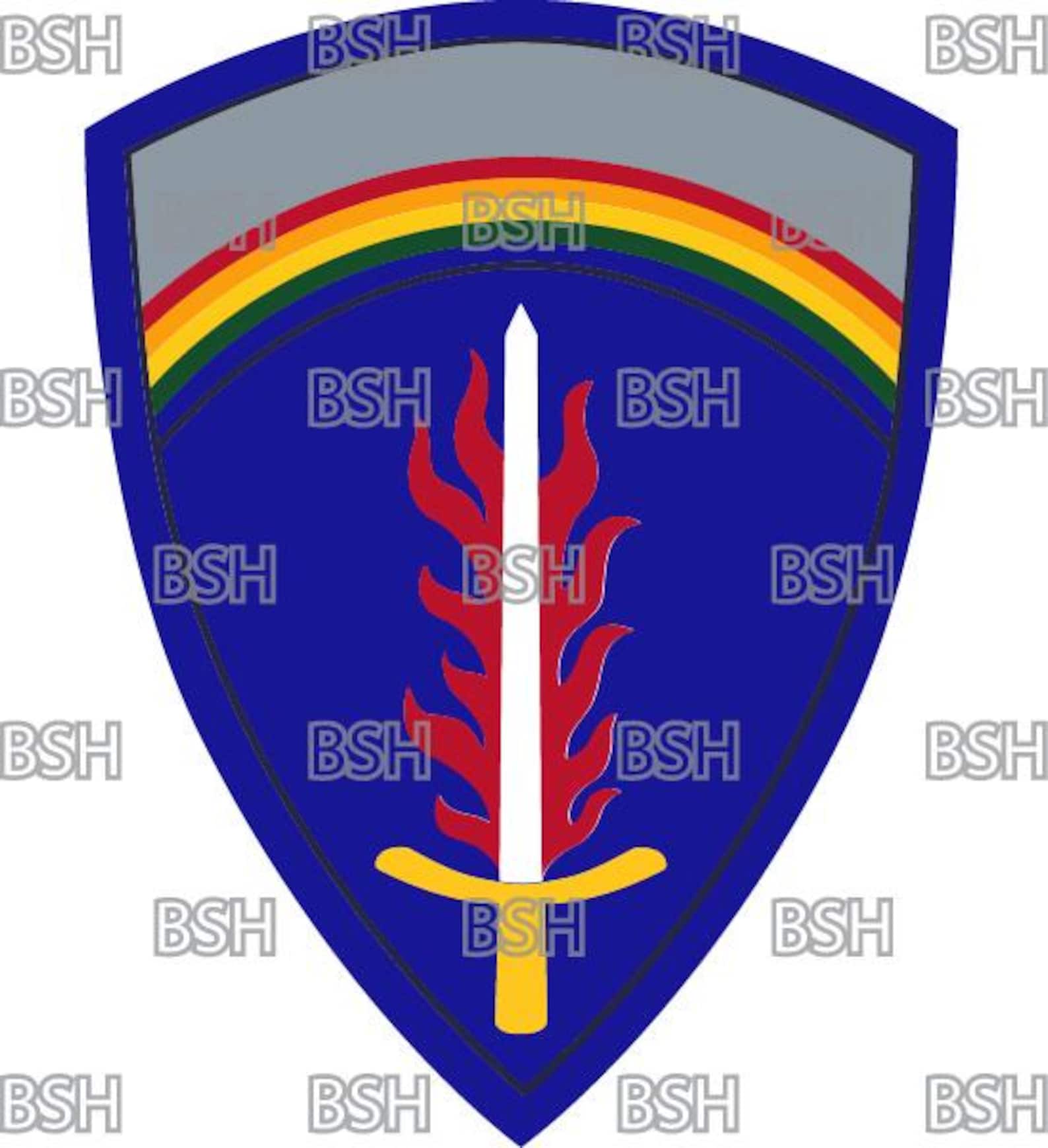 USAREUR Patches Vector Image Files (.ai, .pdf, & .svg Formats) Plus ...