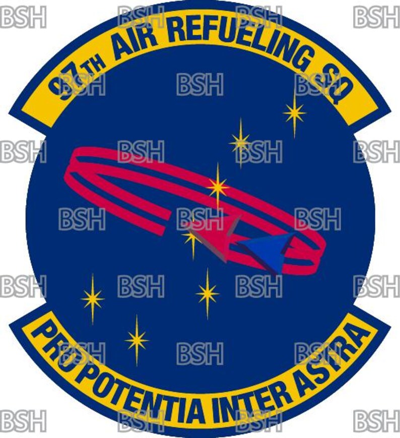 97th Air Refueling Squadron (fairchild AFB) Patch Vector Image Files ...