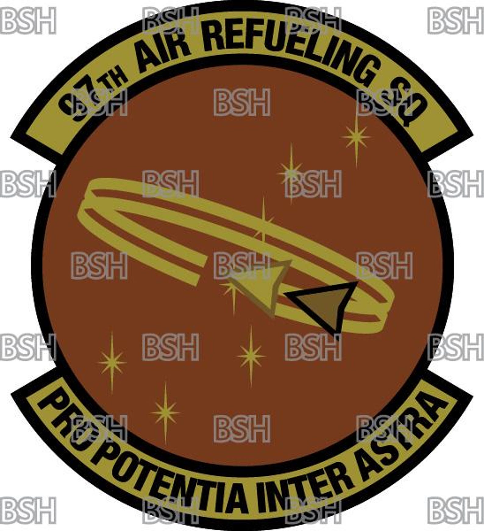 97th Air Refueling Squadron (fairchild AFB) Patch Vector Image Files ...