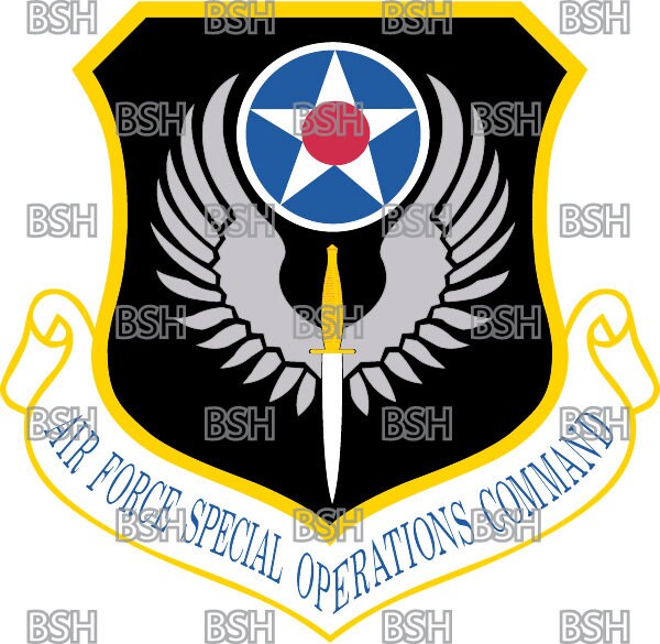AFSOC Shield Vector Image Files (.ai, .pdf, & .svg Formats) Plus ...