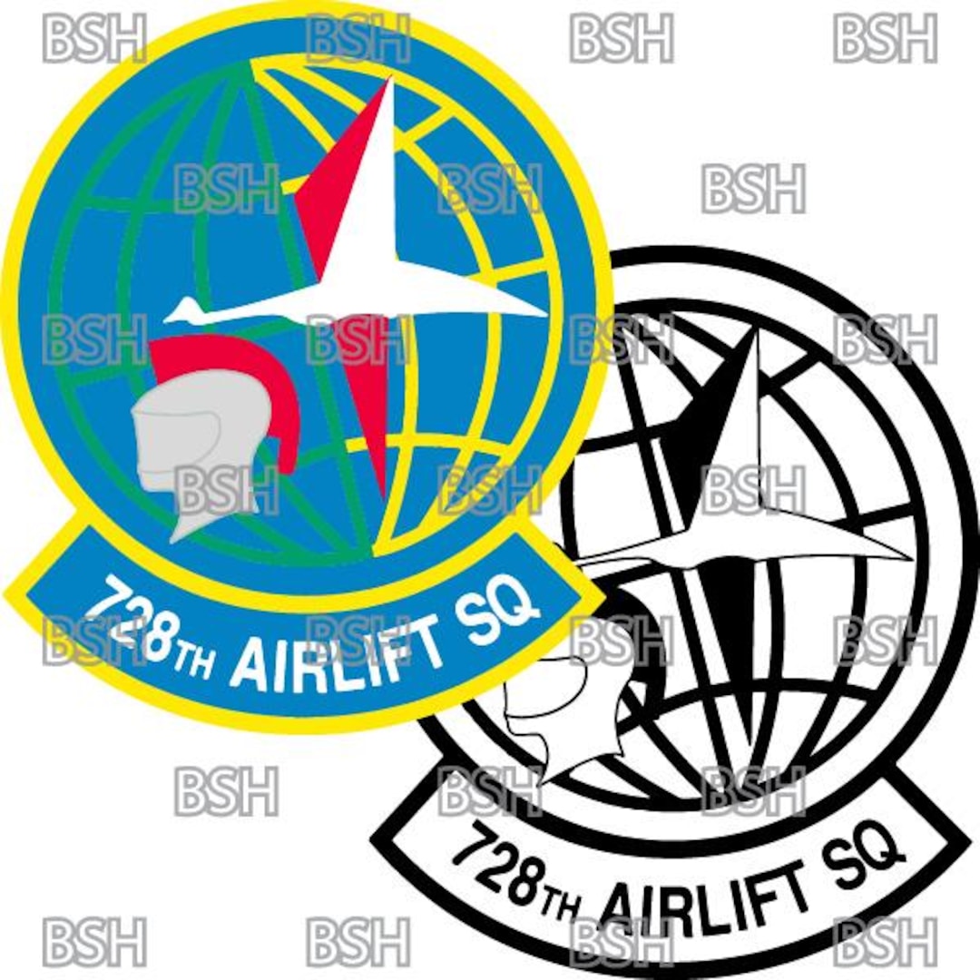 728th Airlift Squadron (mcchord AFB) Patch Vector Image Files (.ai ...
