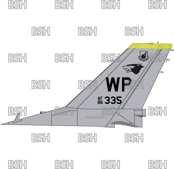 F-16 Tail Flash (kunsan AB) Vector Image Files (.ai, .pdf, & .svg ...