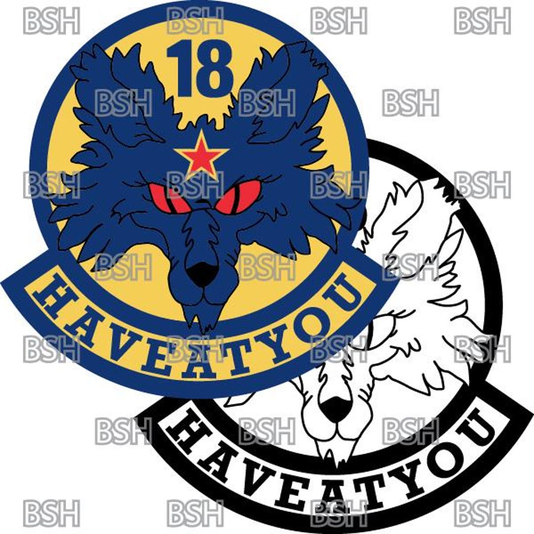 18th Aggressor Squadron (eielson AFB) "haveatyou" Patch Vector Image ...