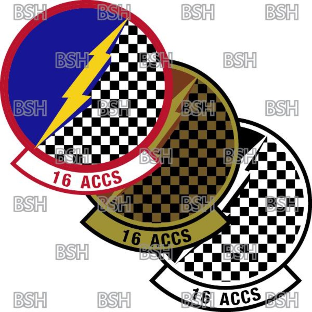 16th ACCS (robins AFB) Patch Vector Image Files (.ai, .pdf, & .svg ...