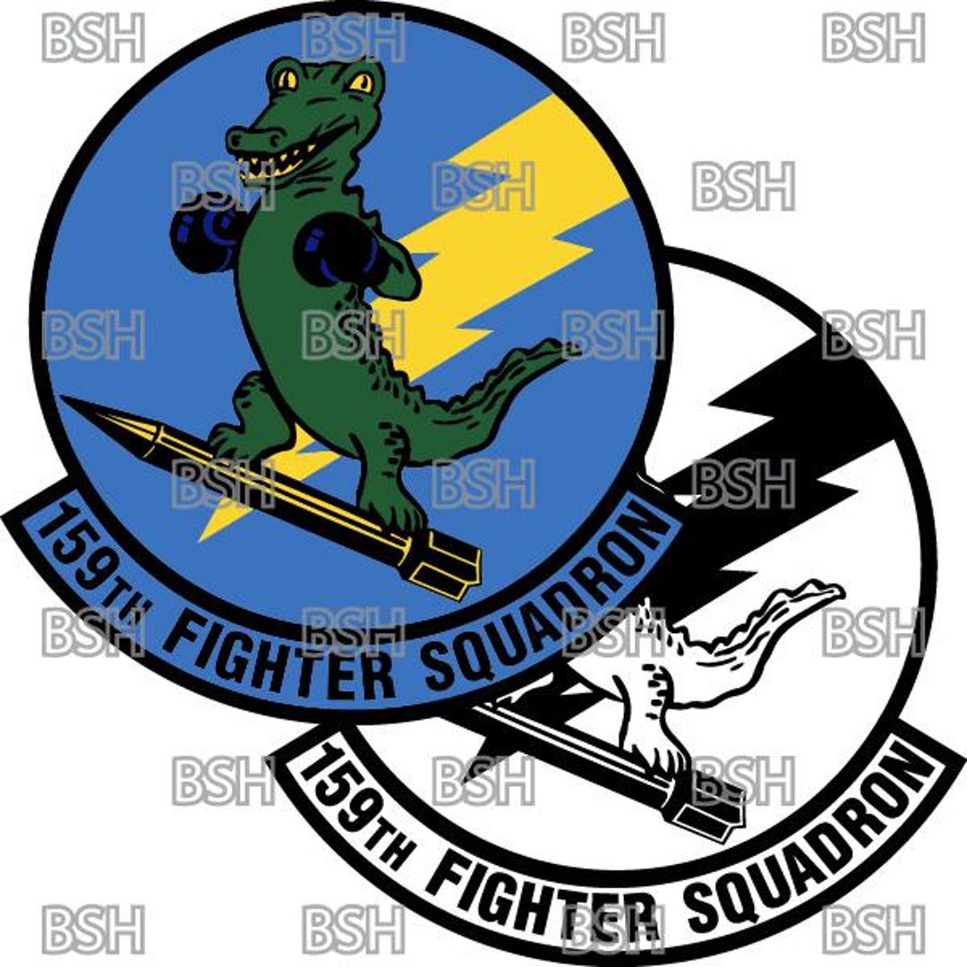 159th Fighter Squadron (florida ANG) Patch Vector Image Files (.ai ...