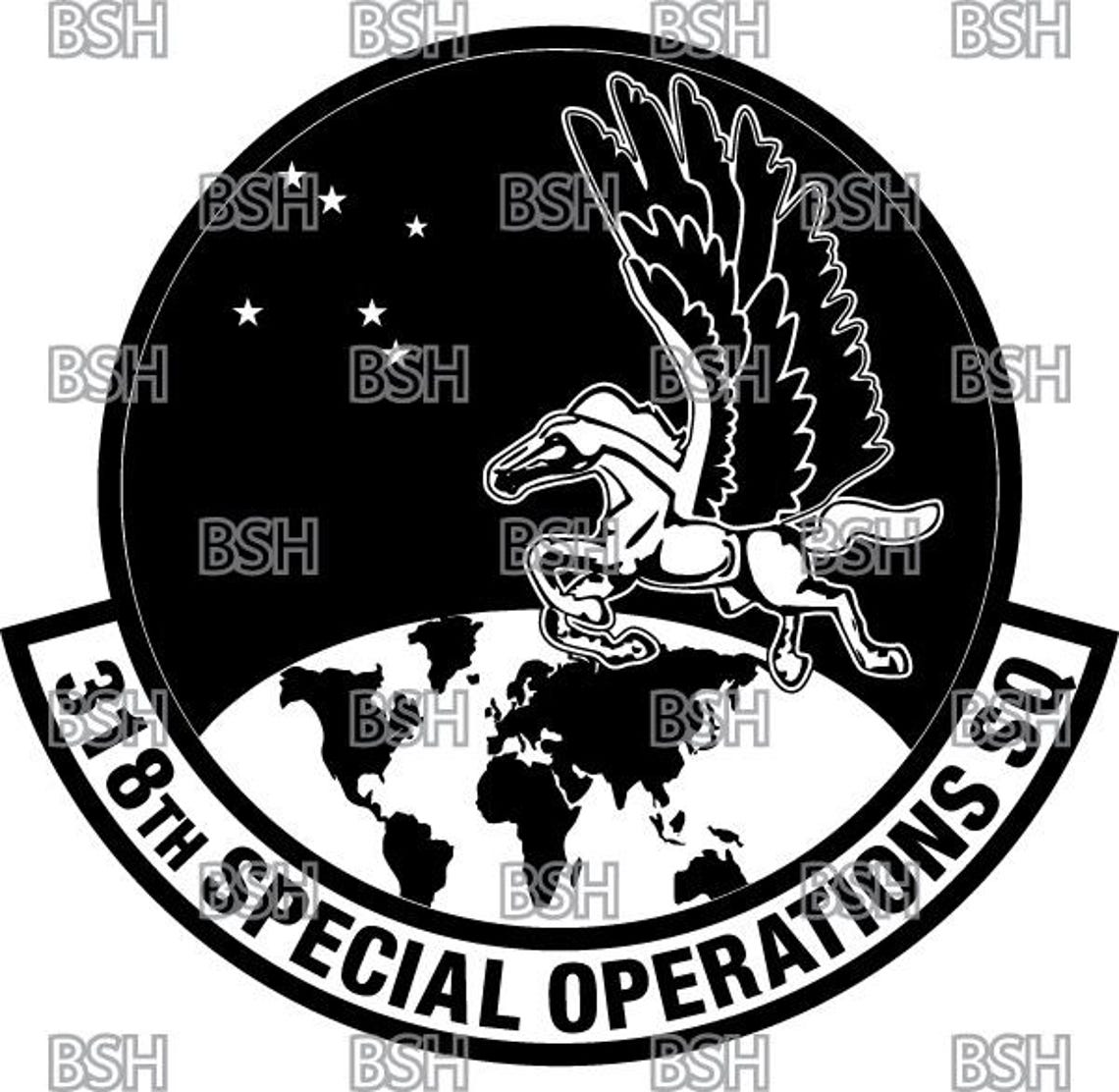 318th Special Operations Squadron (cannon AFB) Patch Vector Image Files ...