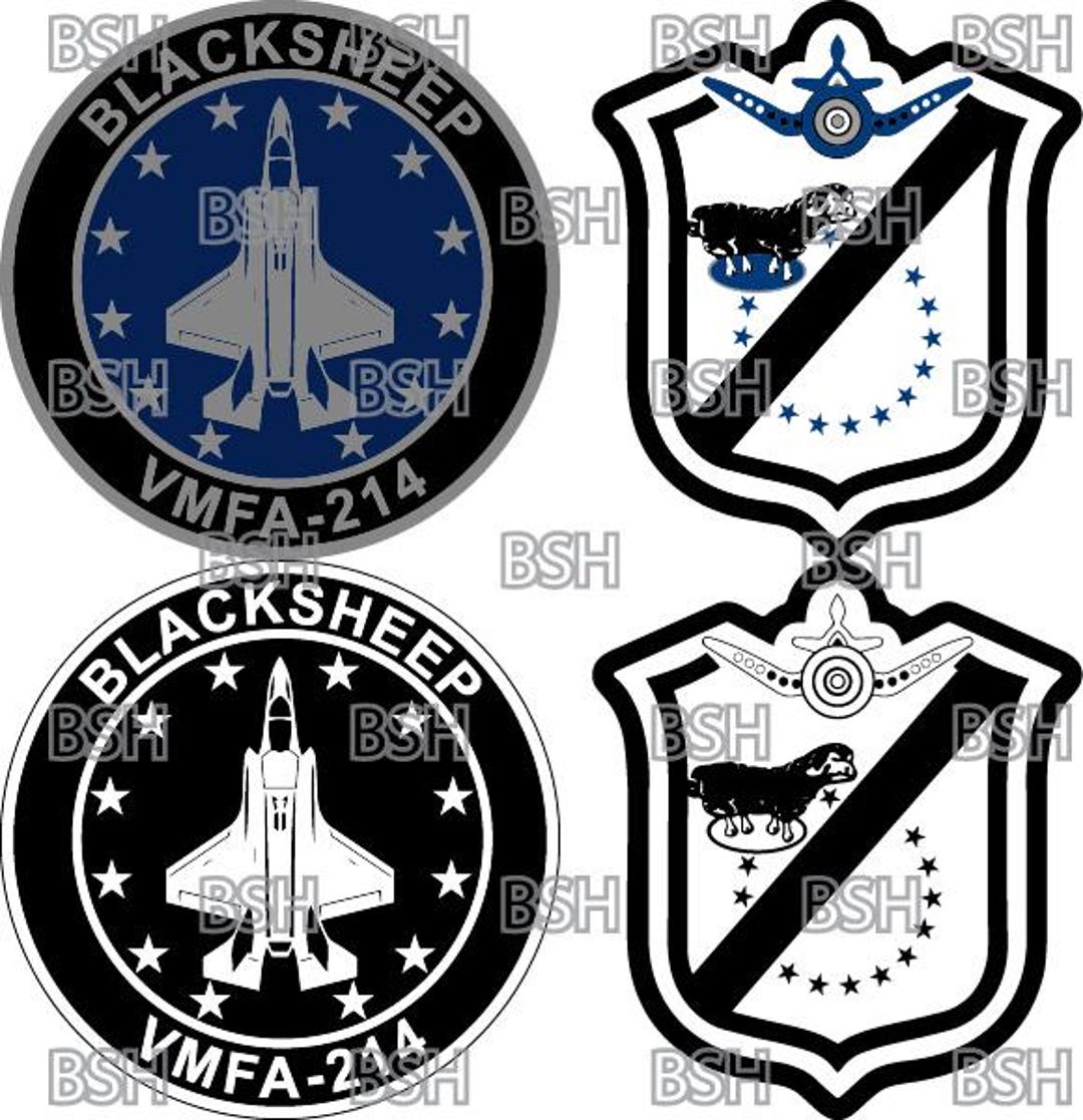 VMFA-214 Patch MCAS Yuma Vector Image Files .ai, .pdf, & .svg Formats ...