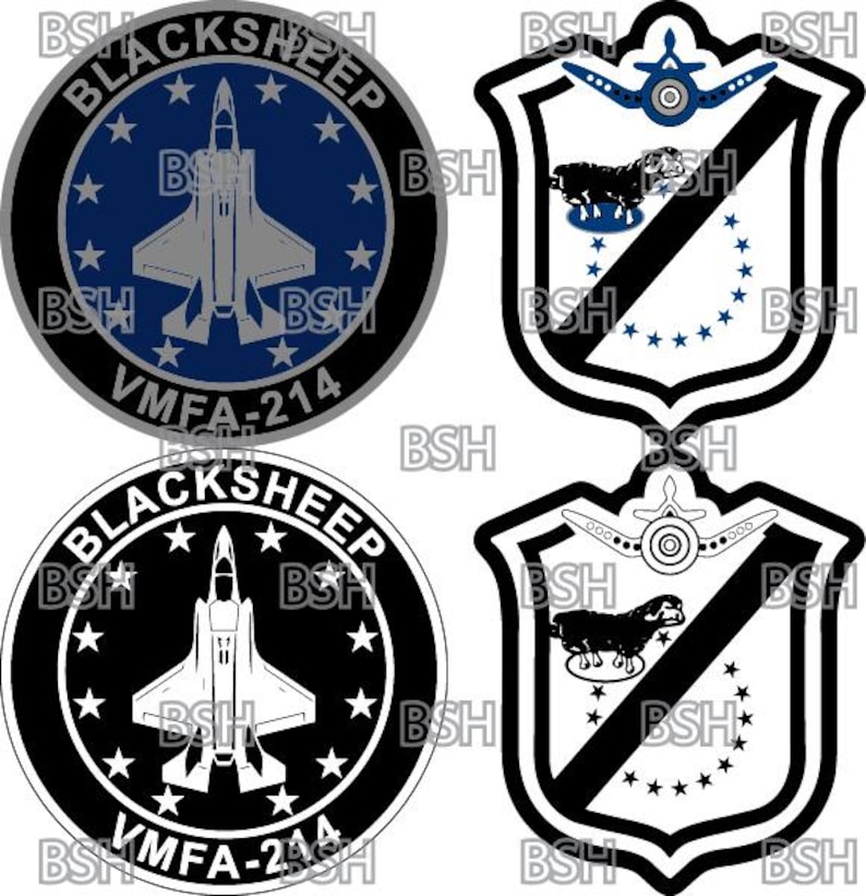 VMFA-214 Patch MCAS Yuma Vector Image Files .ai, .pdf, & .svg Formats ...