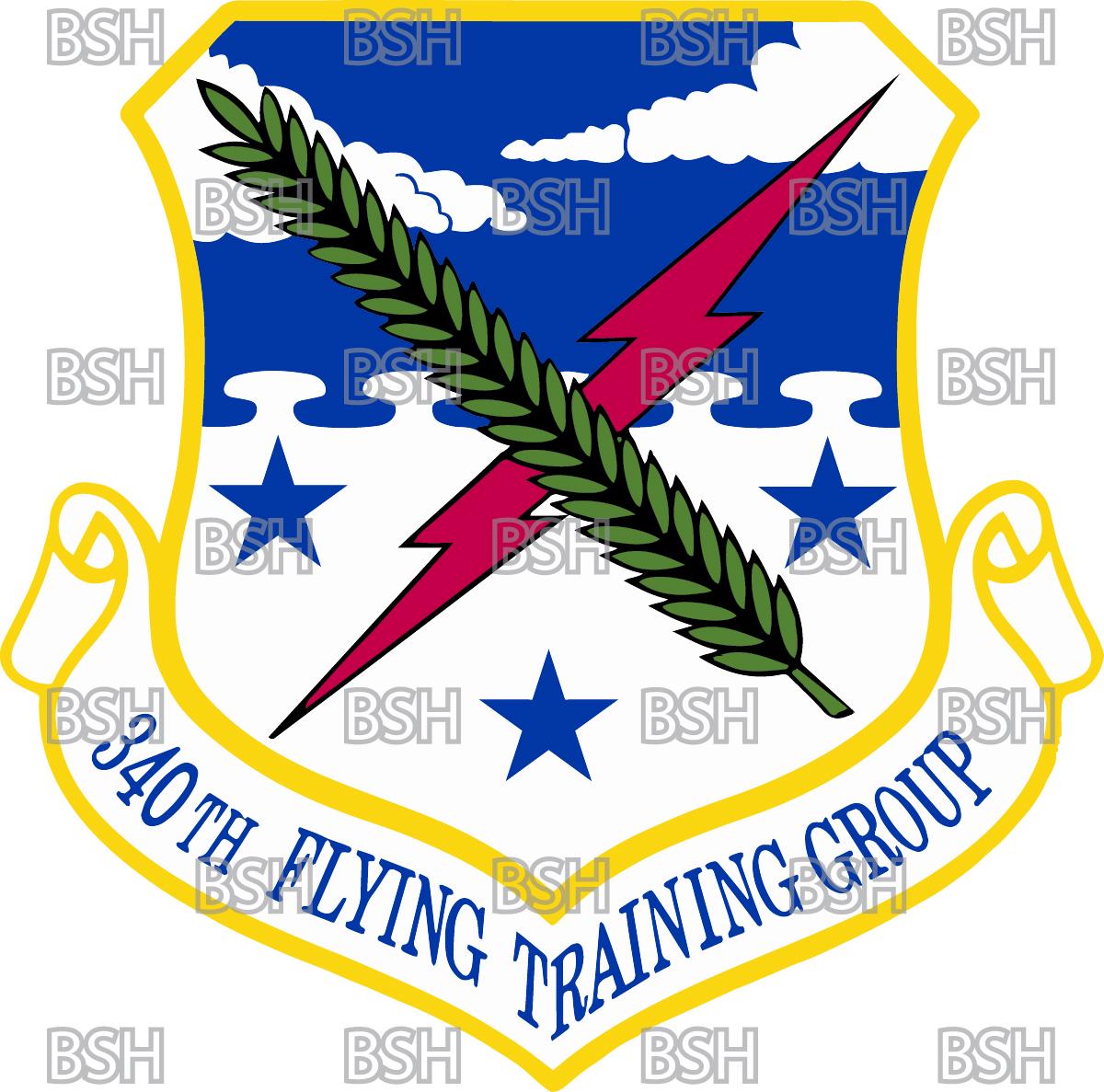340th Flying Training Group (randolph AFB) Patch Vector Image Files ...