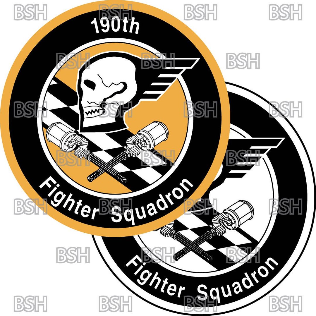 190th Fighter Squadron (idaho ANG) Patch Vector Image Files (.ai, .pdf ...