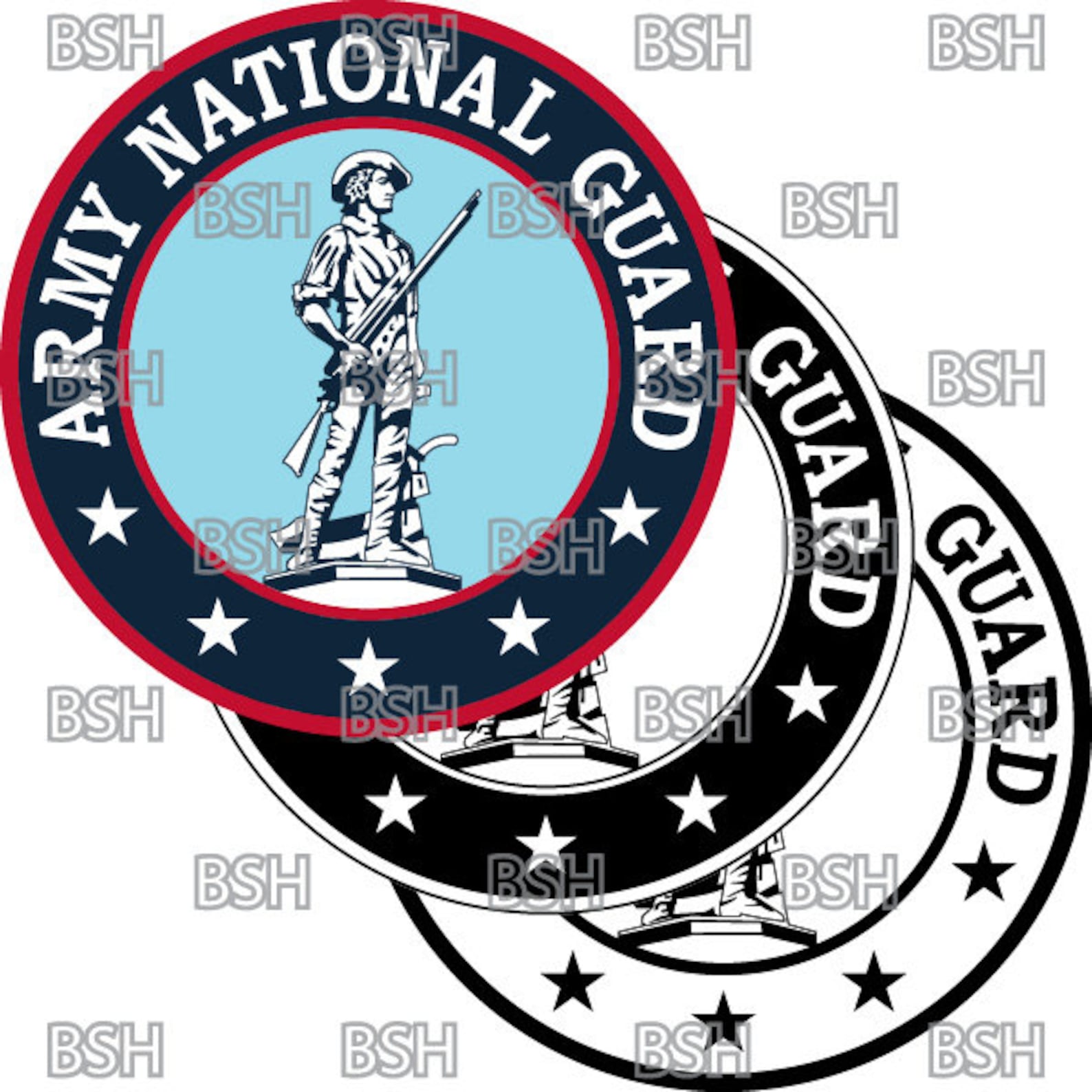 Army National Guard Seal Vector Image Files (.ai, .pdf, & .svg Formats ...