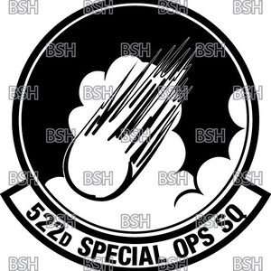 522nd Special Operations Squadron (cannon AFB) Patch Vector Image Files (.ai, .pdf, & .svg ...