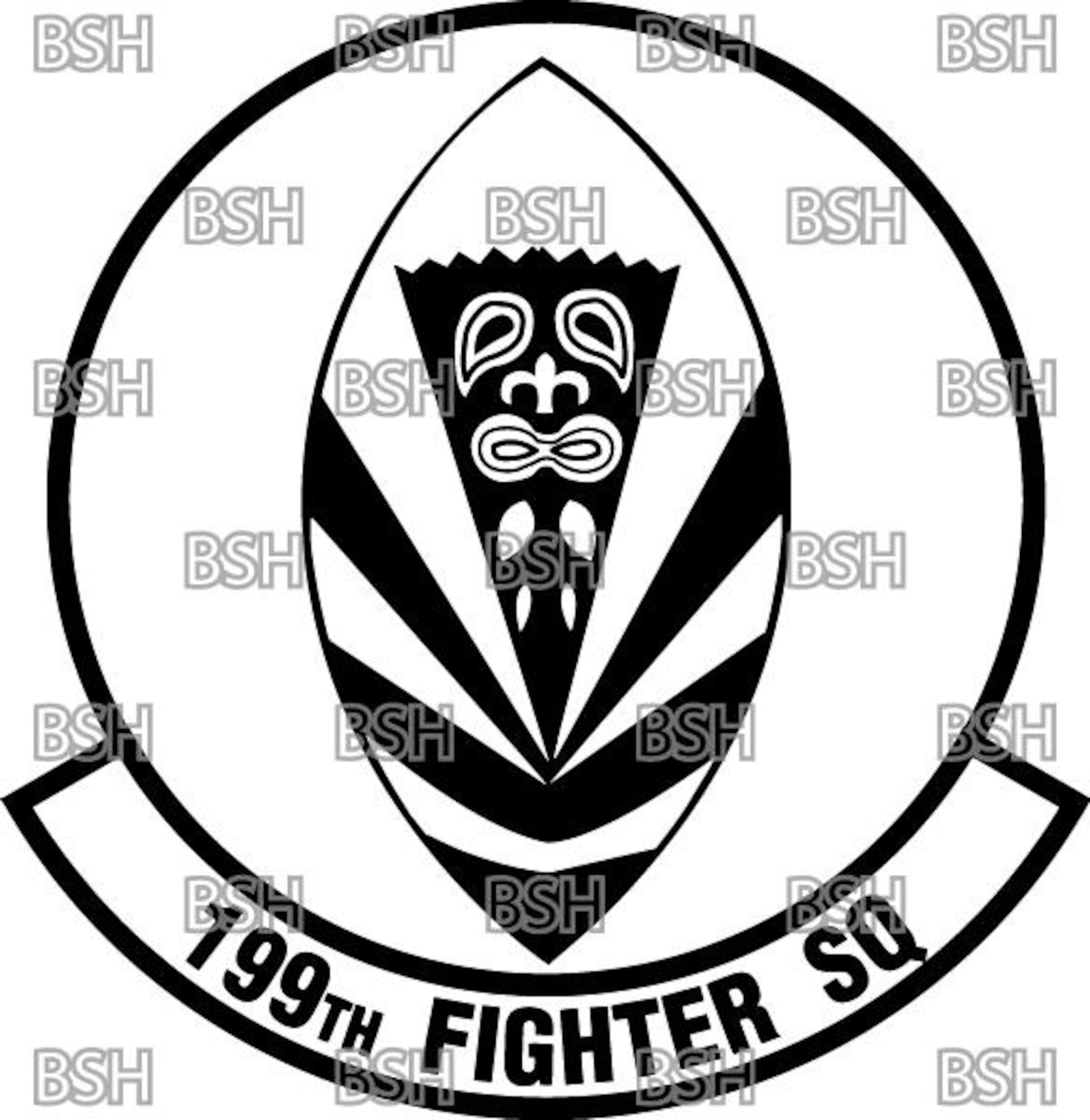 199th Fighter Squadron (hawaii ANG) Patch Vector Image Files (.ai, .pdf ...
