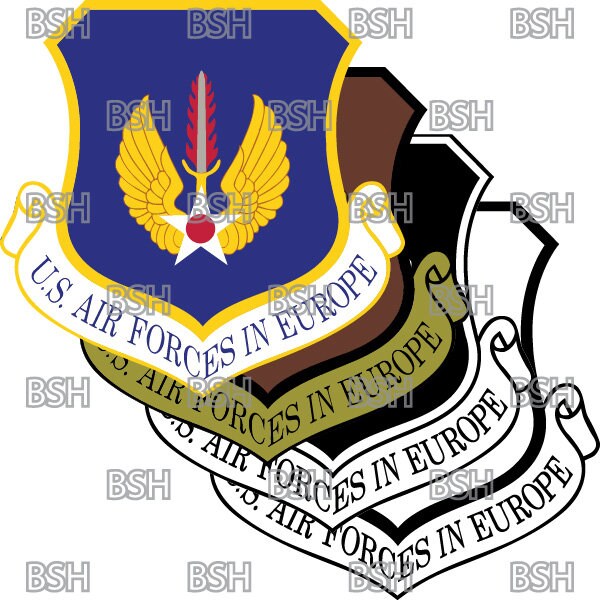 USAFE Shield Vector Image Files (.ai, .pdf, & .svg Formats) Plus ...