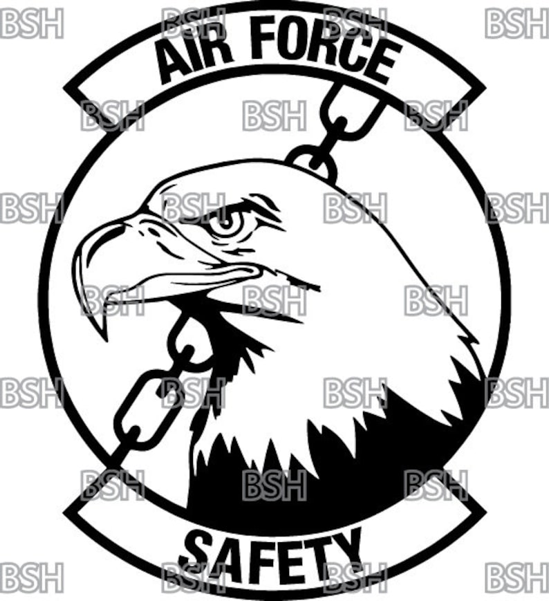 Air Force Safety Patch Vector Image Files .ai, .pdf, & .svg Formats ...