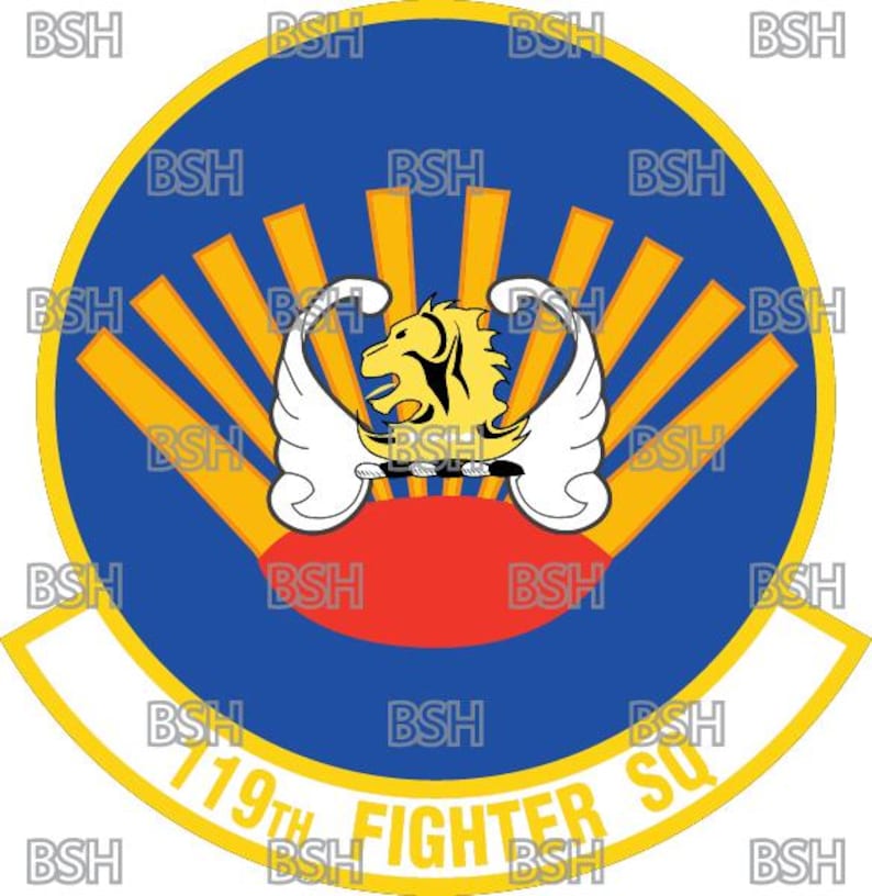 119th Fighter Squadron (new Jersey ANG) Patch Vector Image Files (.ai ...