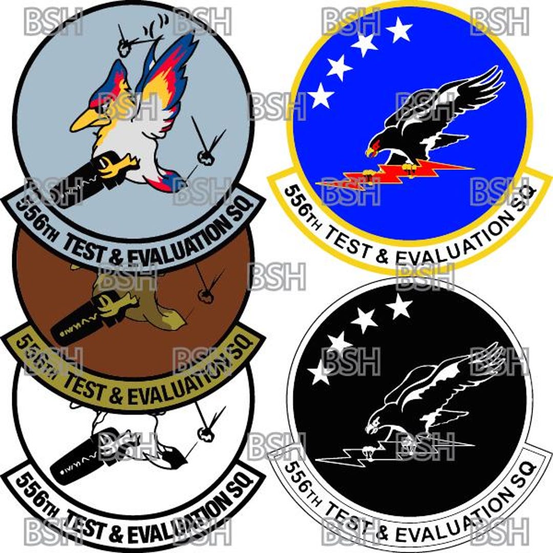 556th Test and Evaluation Test Squadron (creech AFB) Patch Vector Image ...