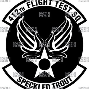 412th Flight Test Squadron (edwards AFB) Patch Vector Image Files (.ai ...