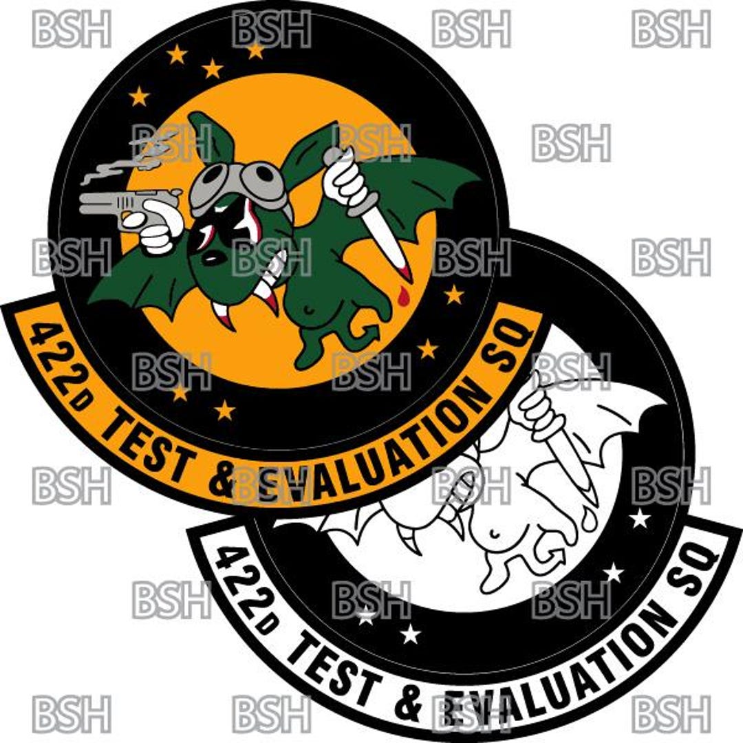 422d Test and Evaluation Test Squadron (nellis AFB) Patch Vector Image ...