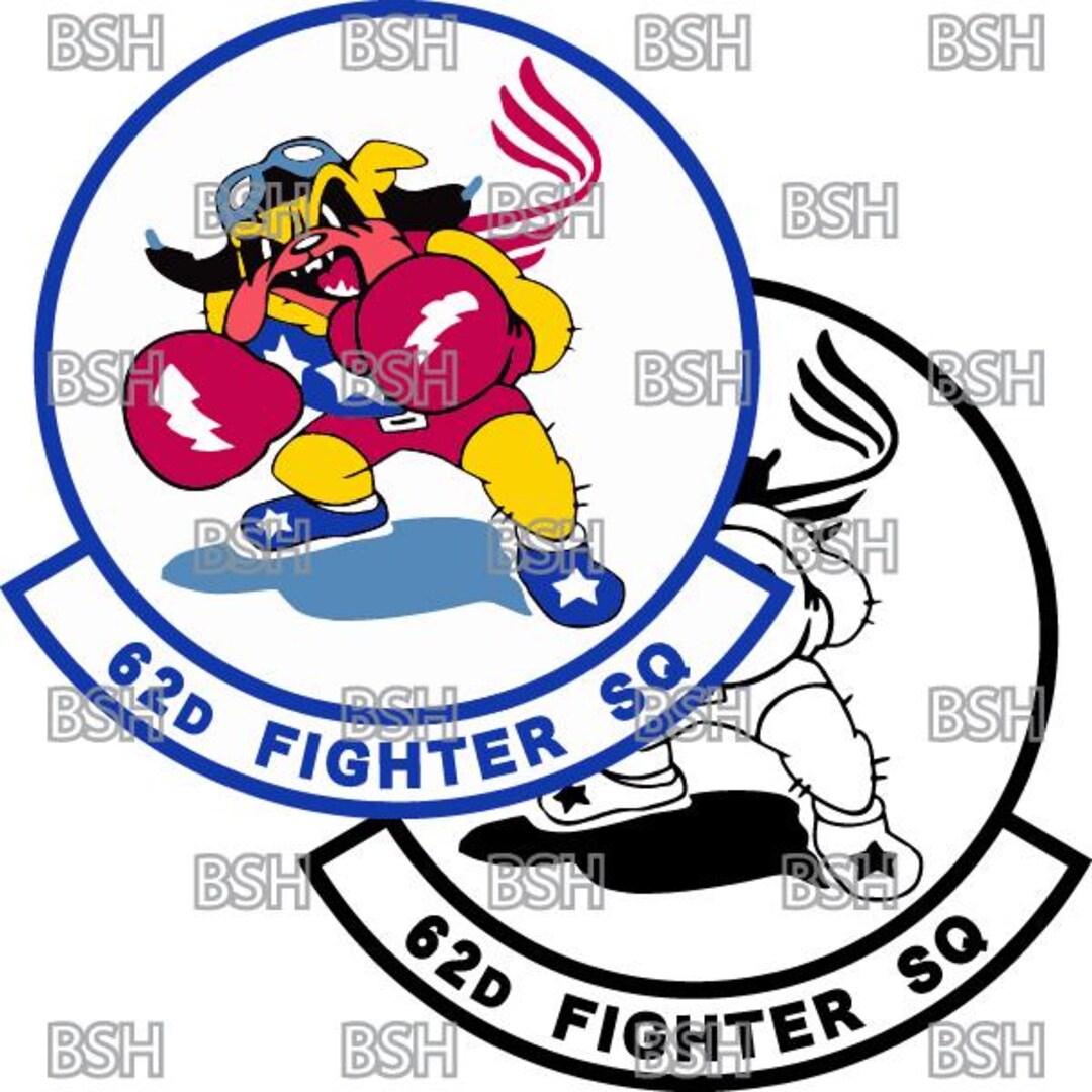 62nd Fighter Squadron (luke AFB) Patch Vector Image Files (.ai, .pdf ...