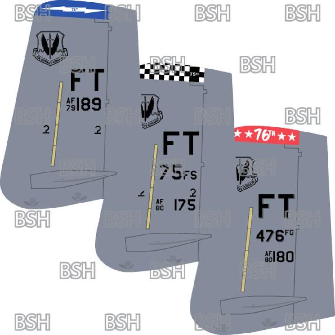 A-10 Tail Flash (moody AFB) Vector Image Files (.ai, .pdf, & .svg ...
