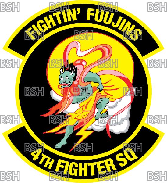 4th Fighter Squadron (hill AFB) Patch Vector Image Files (.ai, .pdf ...