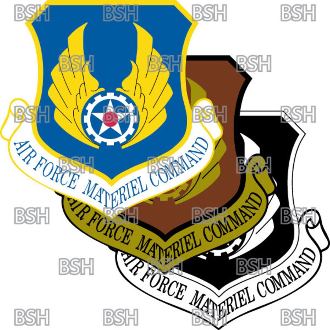 Air Force Materiel Command Shield Vector Image Files (.ai, .pdf, & .svg ...
