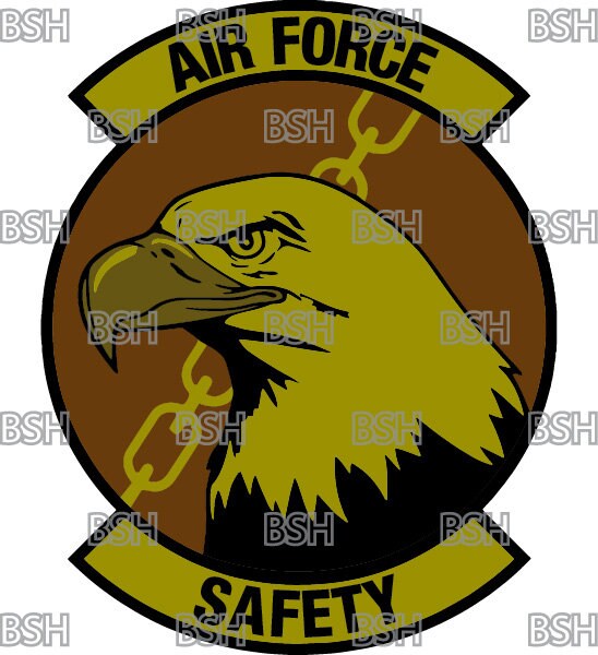 Air Force Safety Patch Vector Image Files (.ai, .pdf, & .svg Formats ...