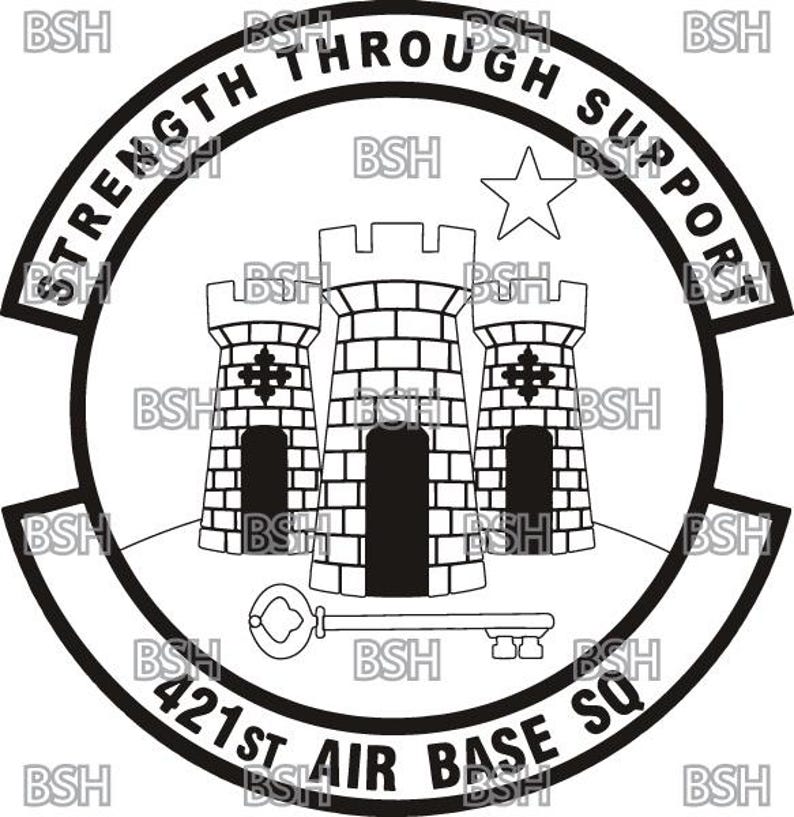 421st Air Base Squadron (RAF Menwith Hill) Patch Vector Image Files (.ai, .pdf, & .svg Formats ...