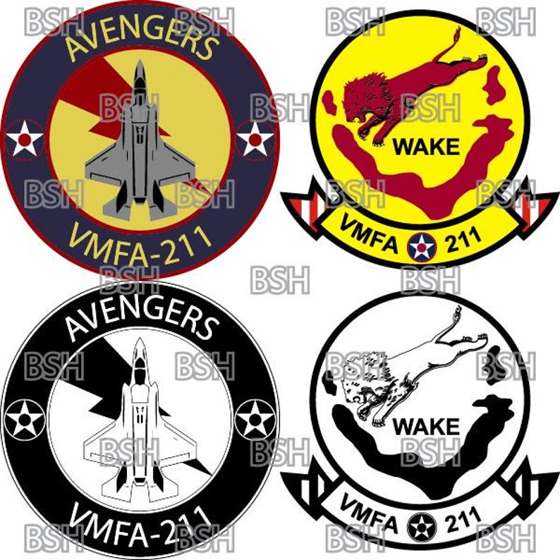 VMFA-211 Patch (MCAS Yuma) Vector Image Files (.ai, .pdf, & .svg ...