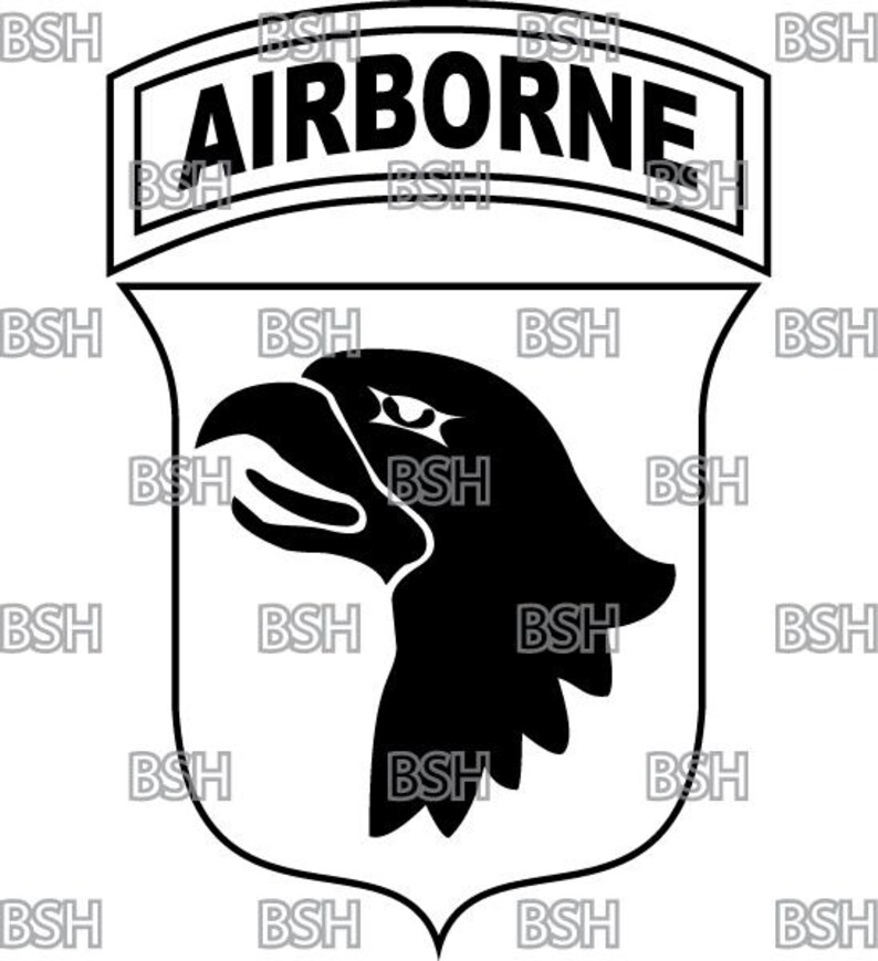101st Airborne Division Patch Vector Image Files (.ai, .pdf, & .svg ...