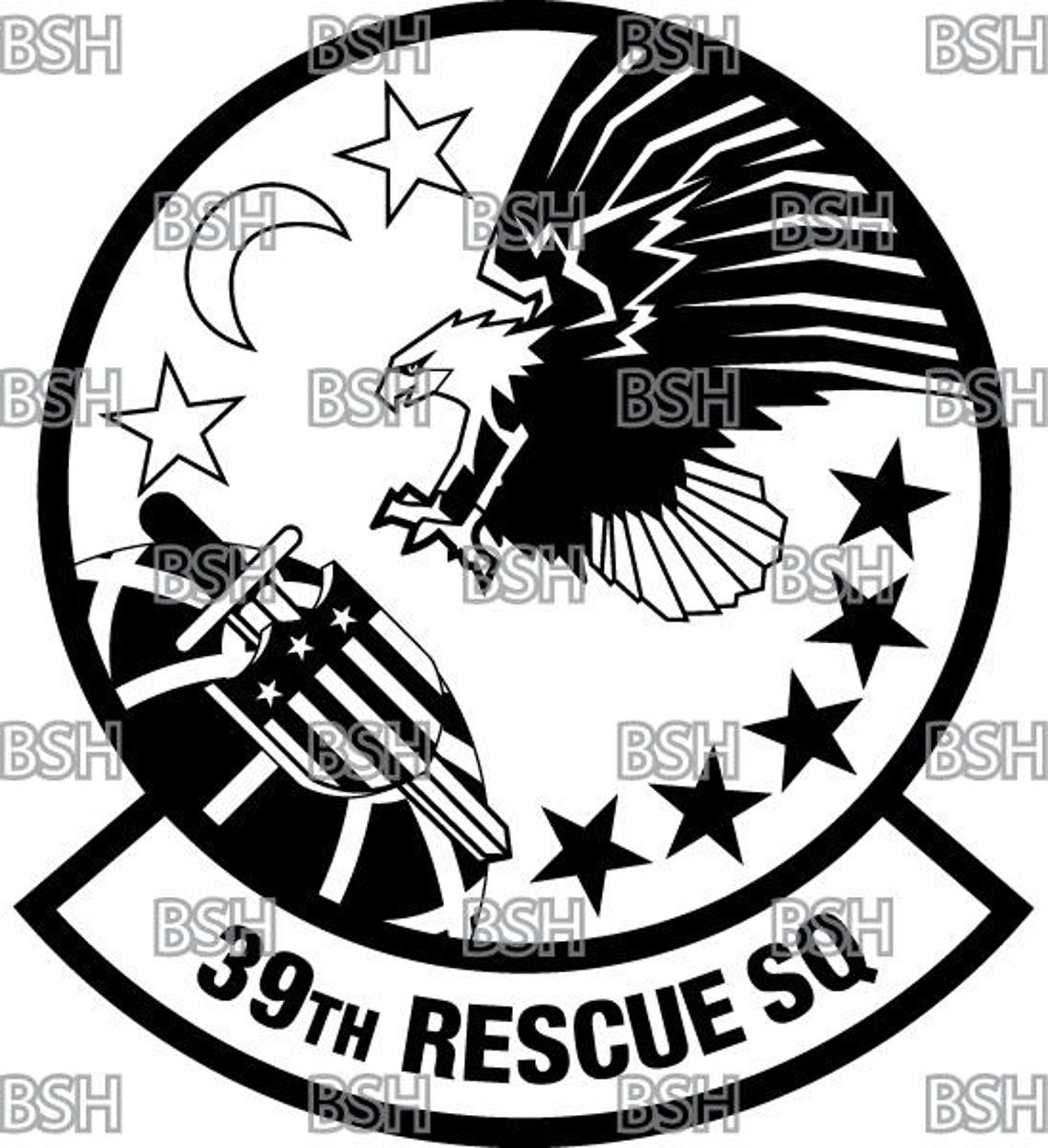 39th Rescue Squadron (patrick SFB) Patch Vector Image Files (.ai, .pdf ...