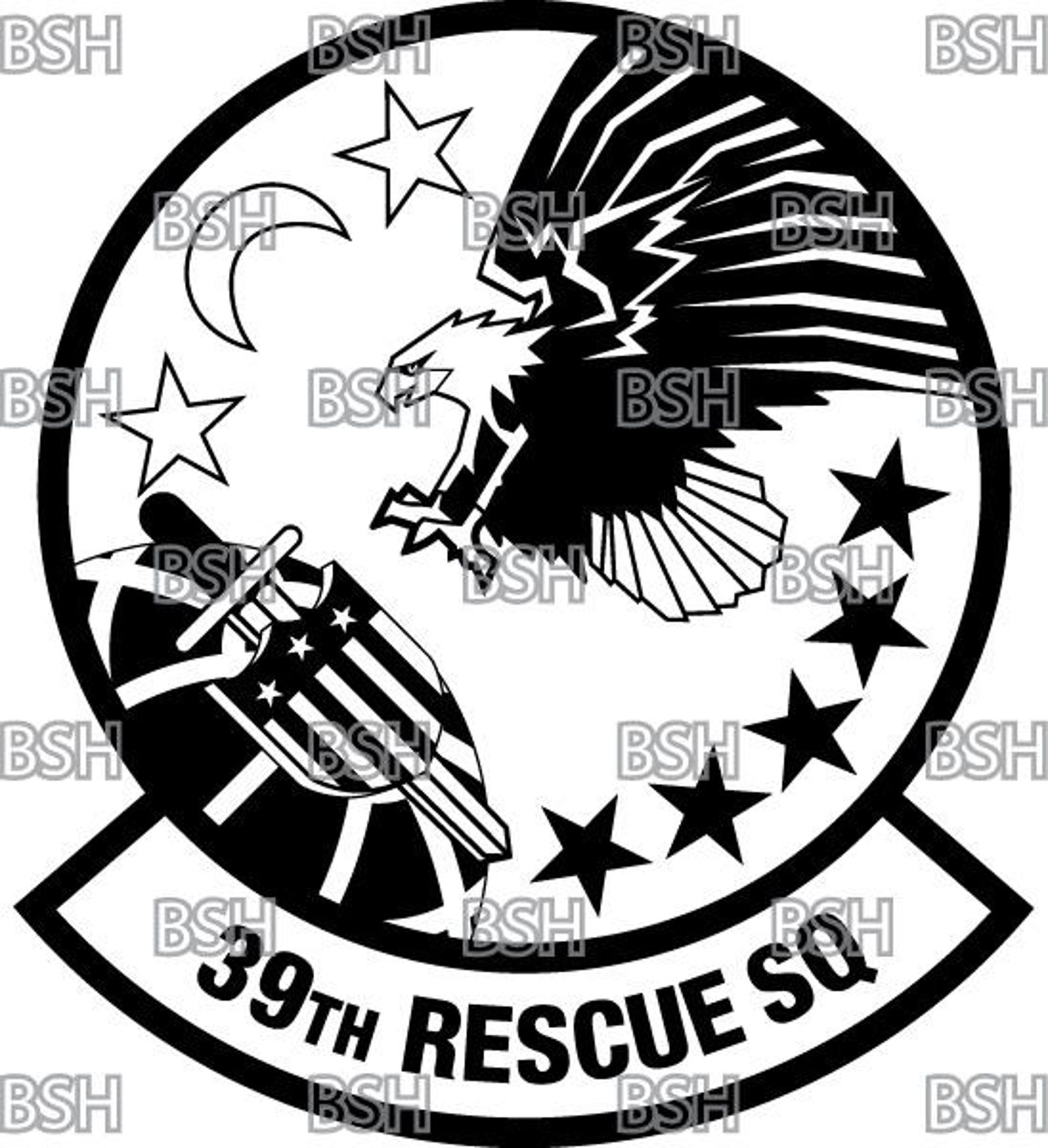 39th Rescue Squadron (patrick SFB) Patch Vector Image Files (.ai, .pdf ...