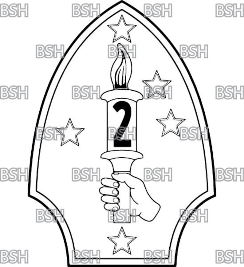 2nd Marine Division Insignia Vector Image Files (.ai, .pdf, & .svg ...