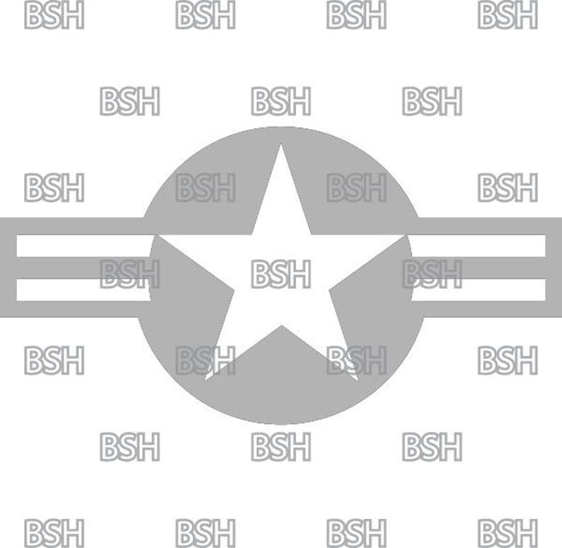 US Military Aircraft Roundel Vector Image Files (.ai, .pdf, & .svg ...