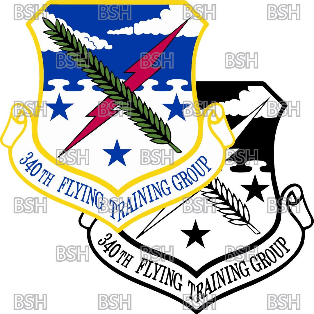 340th Flying Training Group (randolph AFB) Patch Vector Image Files ...