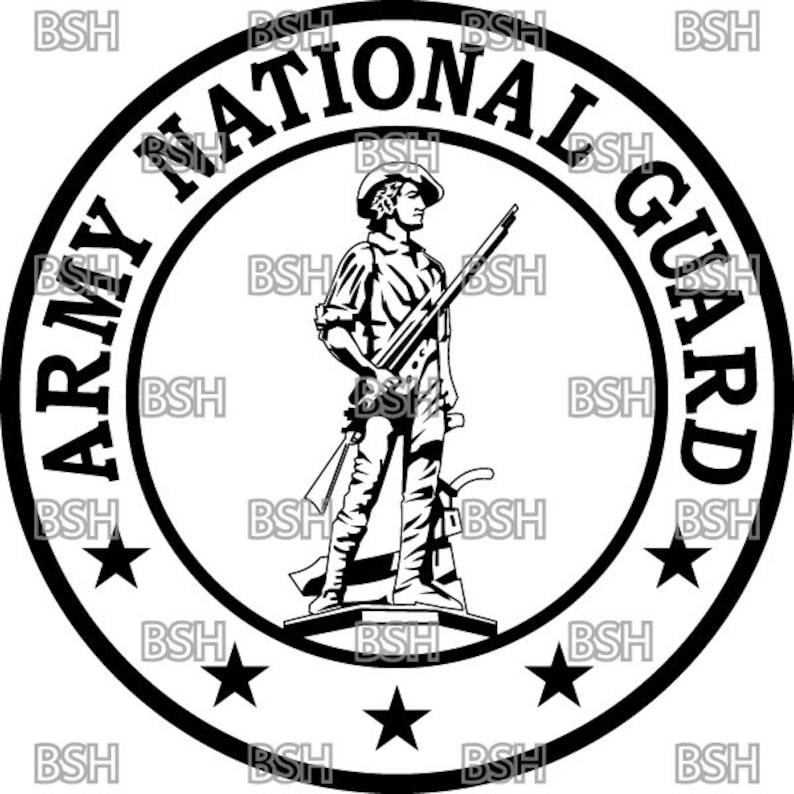 Army National Guard Seal Vector Image Files (.ai, .pdf, & .svg Formats ...
