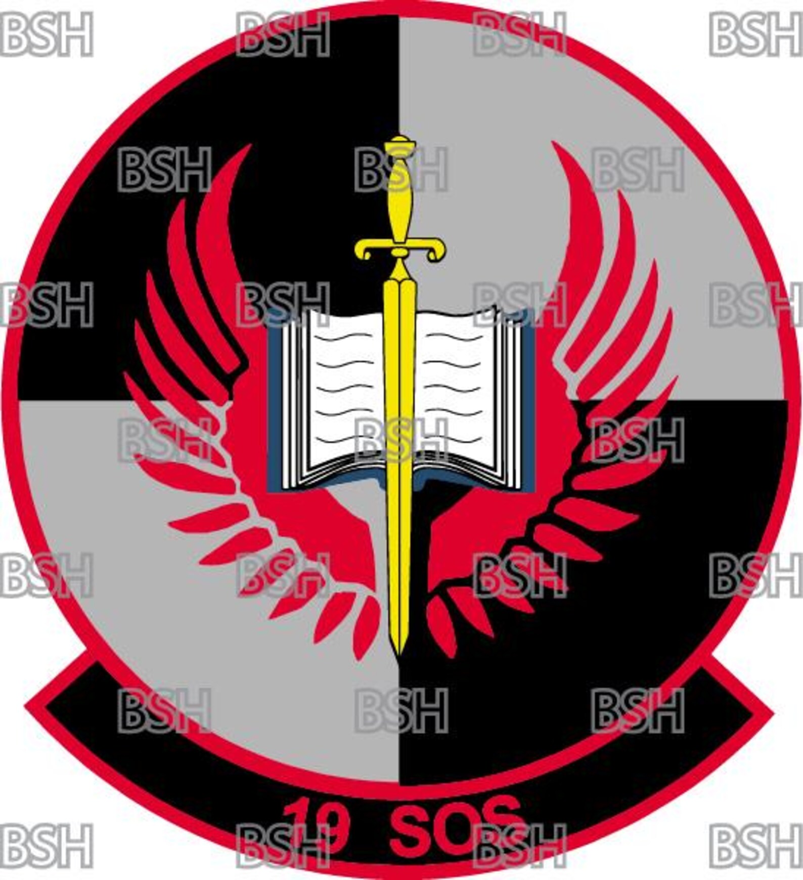 19th Special Operations Squadron (hurlburt Field) Patch Vector Image ...