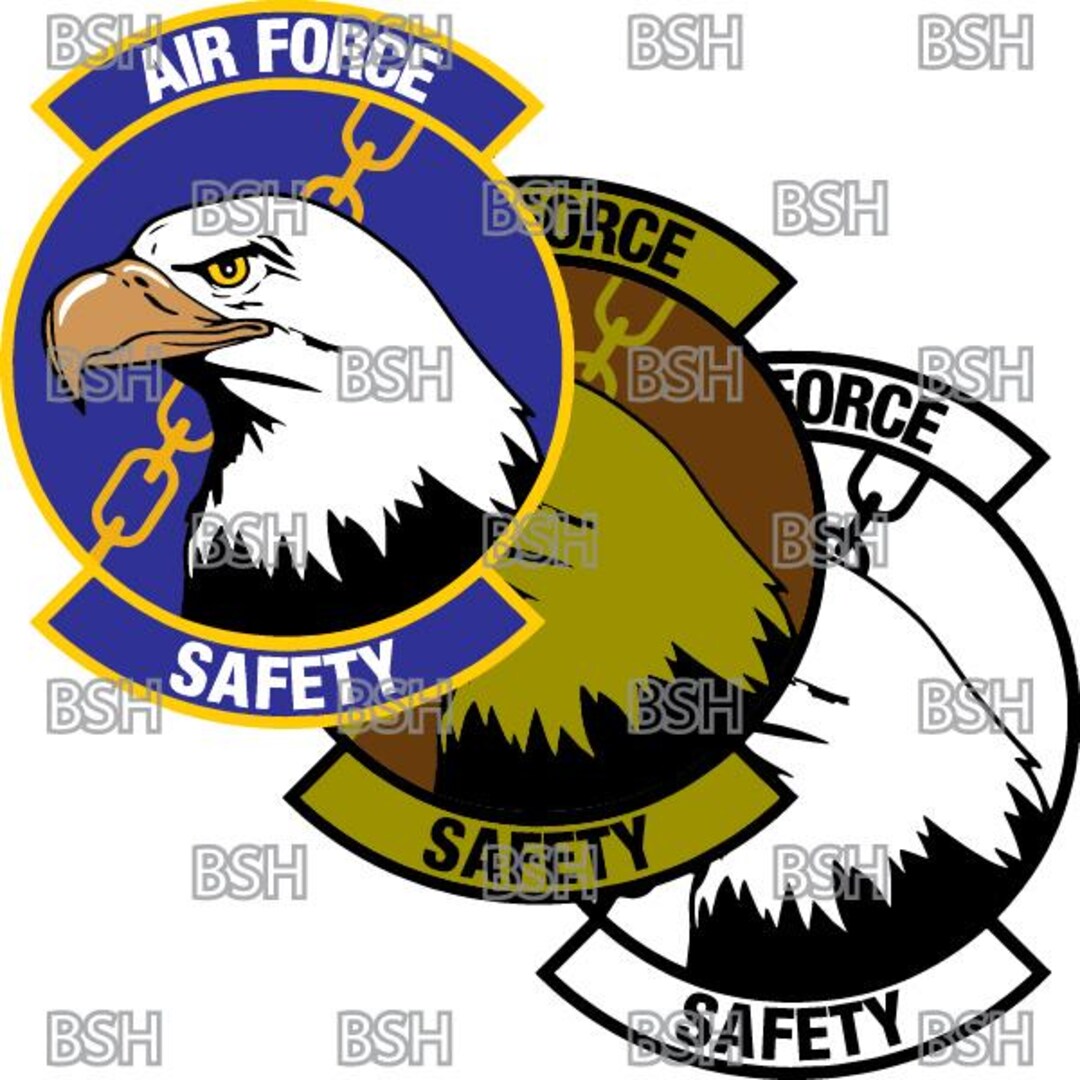 Air Force Safety Patch Vector Image Files (.ai, .pdf, & .svg Formats ...