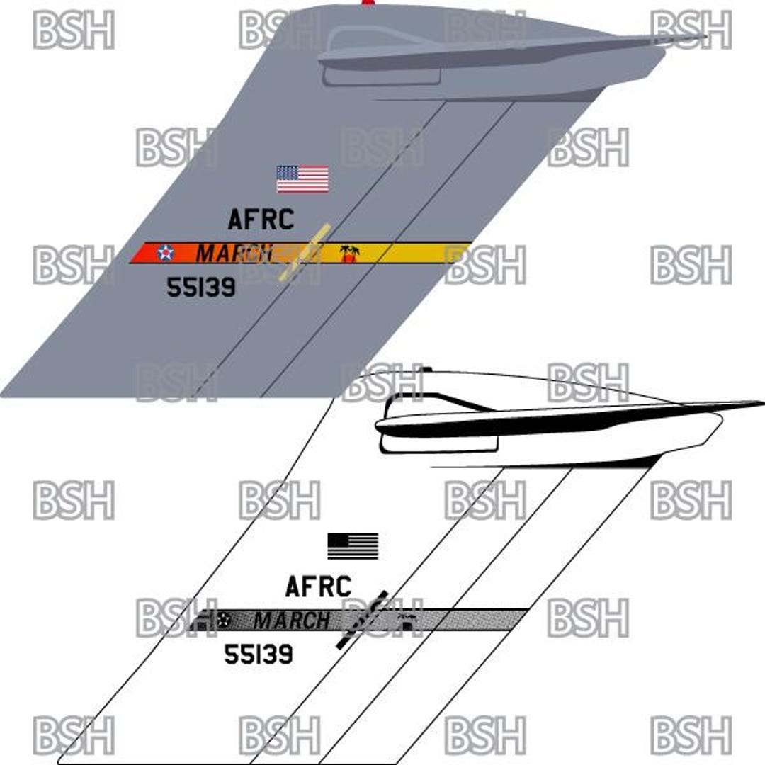 C-17 Tail Flash (march ARB) Vector Image Files (.ai, .pdf, & .svg ...