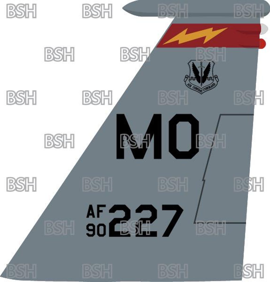 F-15E Tail Flash (mountain Home AFB) Vector Image Files (.ai, .pdf ...