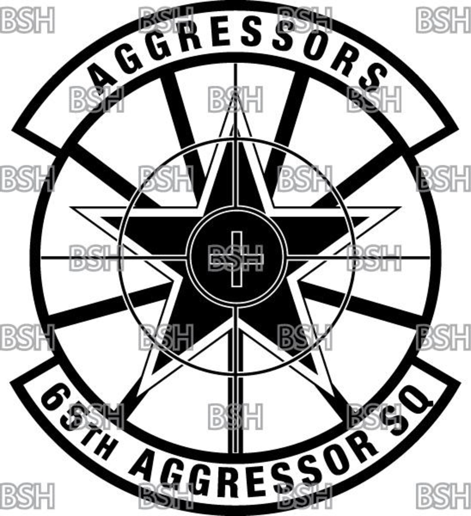 65th Aggressor Squadron (nellis AFB) Patch Vector Image Files (.ai ...
