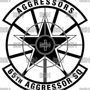 65th Aggressor Squadron (nellis AFB) Patch Vector Image Files (.ai ...