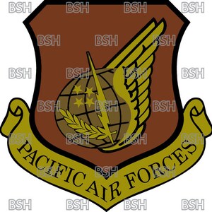 PACAF Shield Vector Image Files .ai, .pdf, & .svg Formats Plus Rasters ...