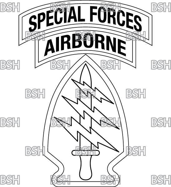 Army Special Forces Patch Vector Image Files (.ai, .pdf, & .svg Formats ...