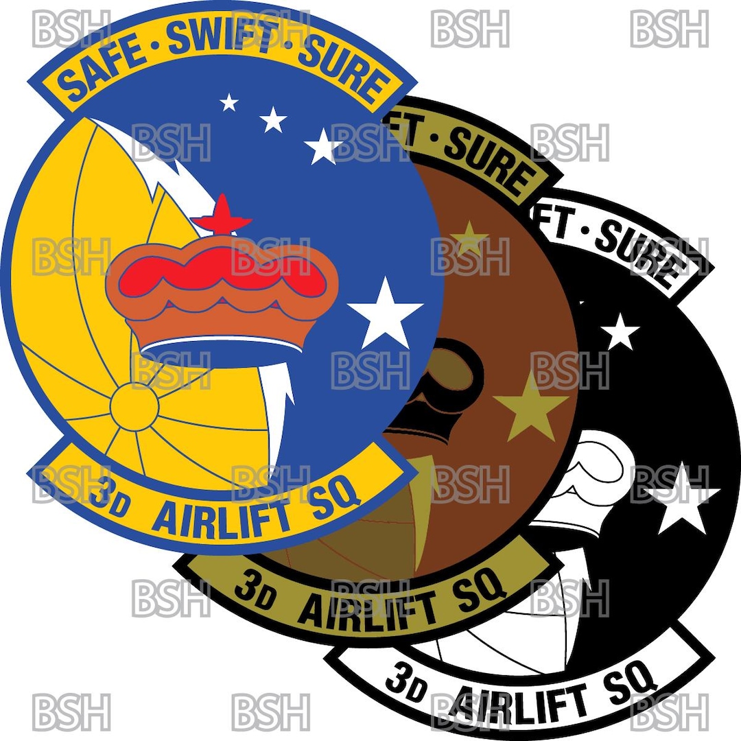 3d Airlift Squadron (dover AFB) Patch Vector Image Files (.ai, .pdf ...