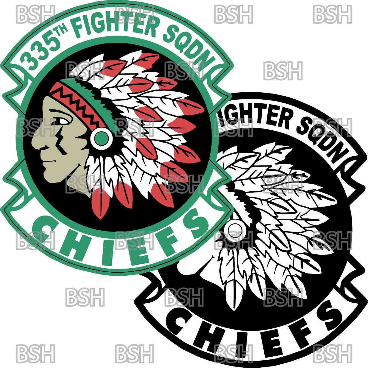 335th Fighter Squadron (seymour-johnson AFB) Patch Vector Image Files ...