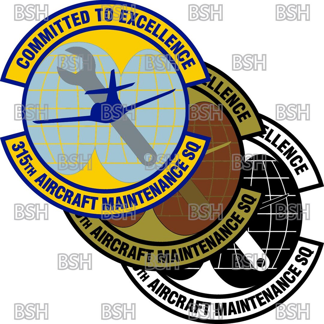 315th AMXS (joint Base Charleston) Patch Vector Image Files (.ai, .pdf ...